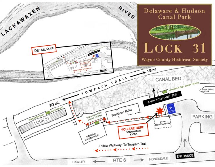 D & H Canal Park at Lock 31 :: Wayne County Historical Society